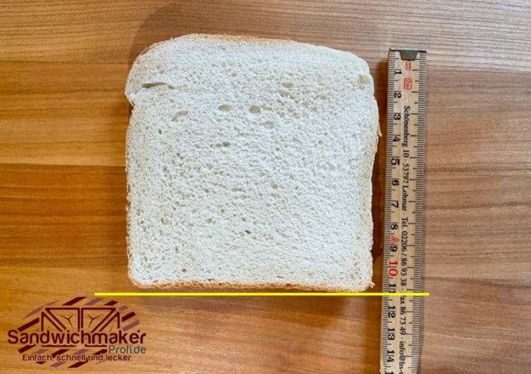 Wie groß ist eine Scheibe Toast? - Übersicht mit Bildern ...
